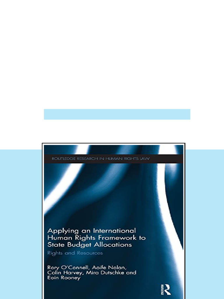 (Ebook) Applying an International Human Rights Framework to State ...