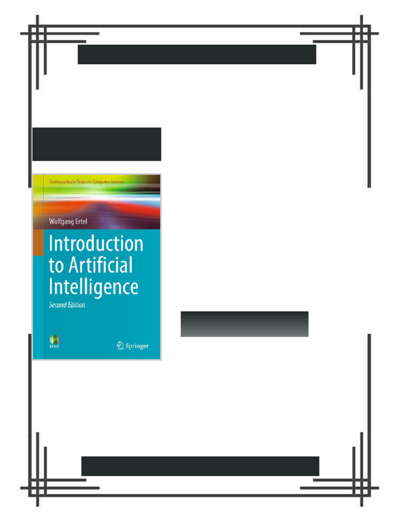 Introduction to Artificial Intelligence Undergraduate Topics in ...