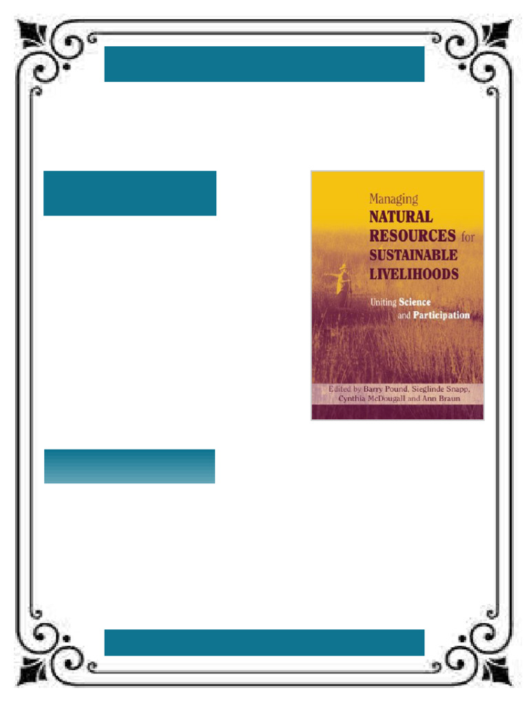 Managing Natural Resources for Sustainable Livelihoods Uniting Science ...