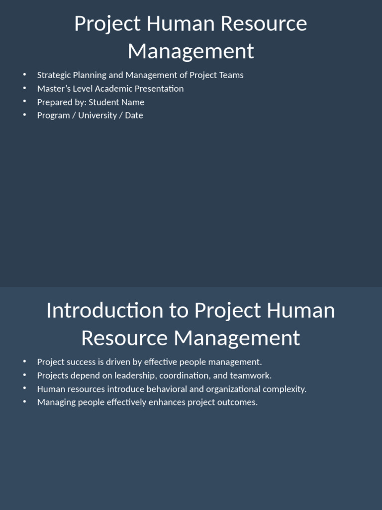 Project HRM 30 Slides Styled | PDF | Human Resource Management ...
