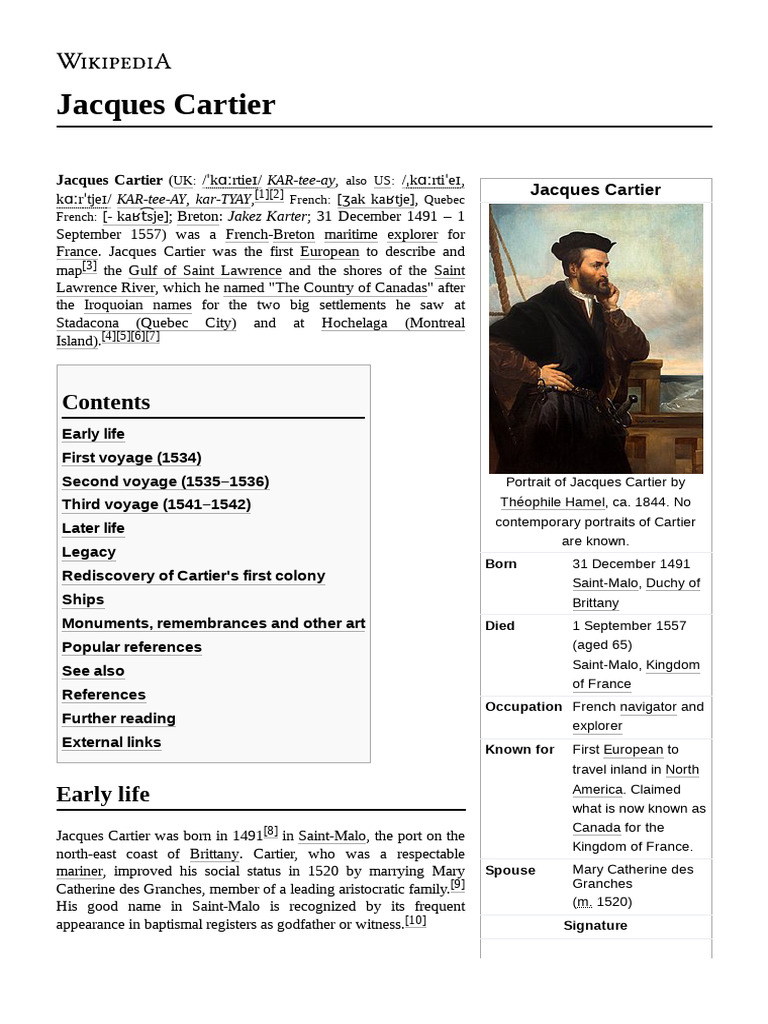 Jacques Cartier | PDF
