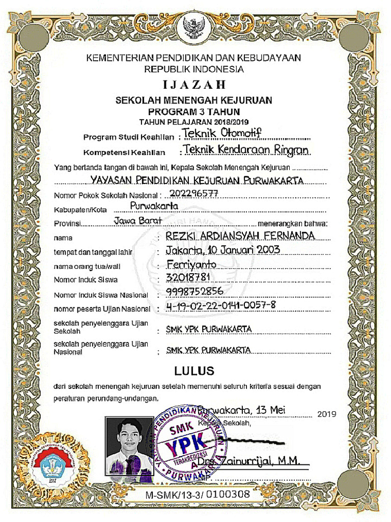 Scan Ijazah | PDF