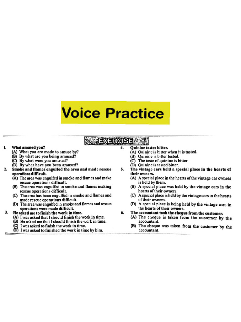 Voice Practice (New) | PDF