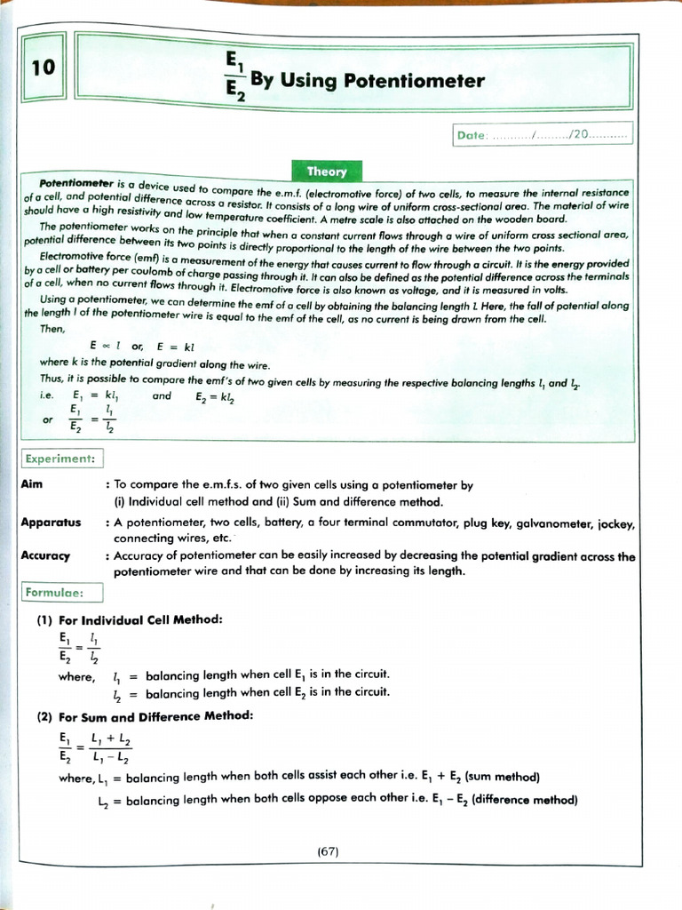 Potentiometer | PDF | Manufactured Goods | Voltage