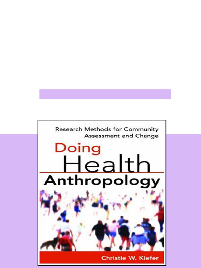 (Ebook) Doing Health Anthropology: Research Methods for Community ...