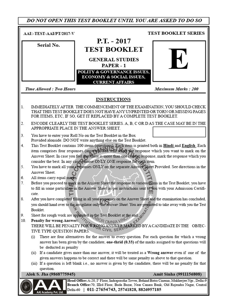 GS PT Test-5 | PDF | Satellite | Citizenship