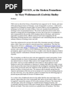 The Project Gutenberg Ebook of Frankenstein, by Mary Shelley | PDF ...