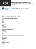 UPSC 2025 Answer Key by Vision IAS | PDF | Flood | Governance