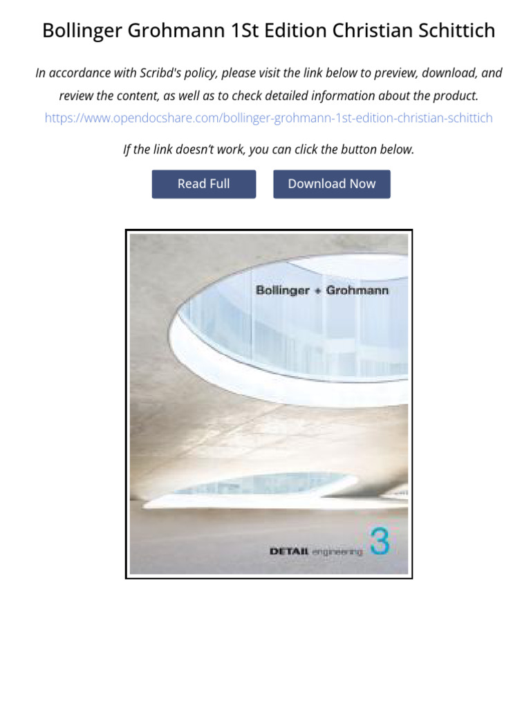 Bollinger Grohmann 1st Edition Christian Schittich | PDF