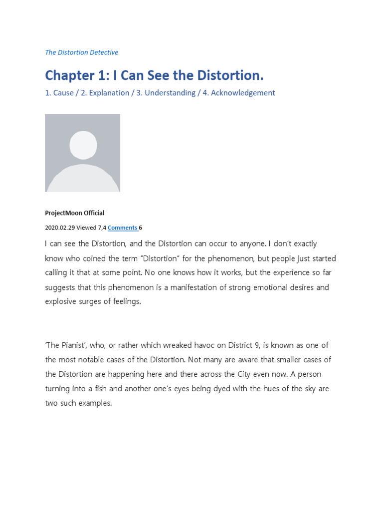 The Distortion Detective (Complete) 2 | PDF | Hallucination