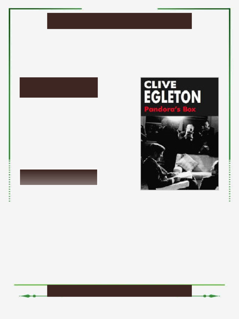Pandora s Box Charles Winter Egleton ebook full reference edition | PDF ...