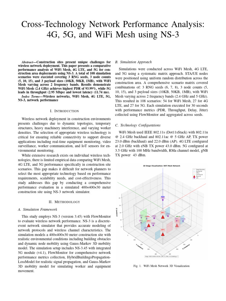 Ns3 Project White Paper | PDF | Wi Fi | Ieee 802.11