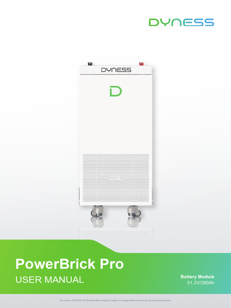PowerBrick Pro User Manual Guide | PDF | Power Inverter | Screw