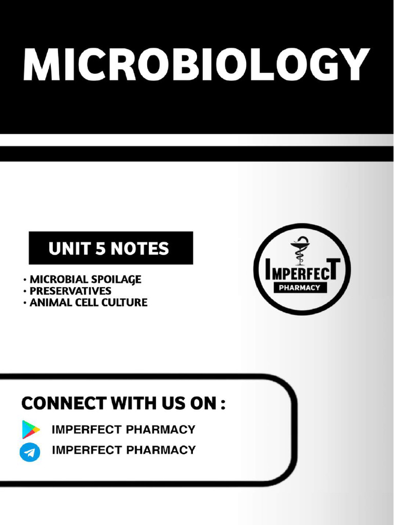 UNIT 5 Microbiology Compressed | PDF