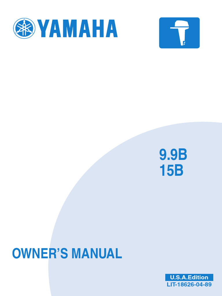 Yamaha 9.9B, 15B owners-manual-37948_(manymanuals.com) | PDF | Gasoline ...