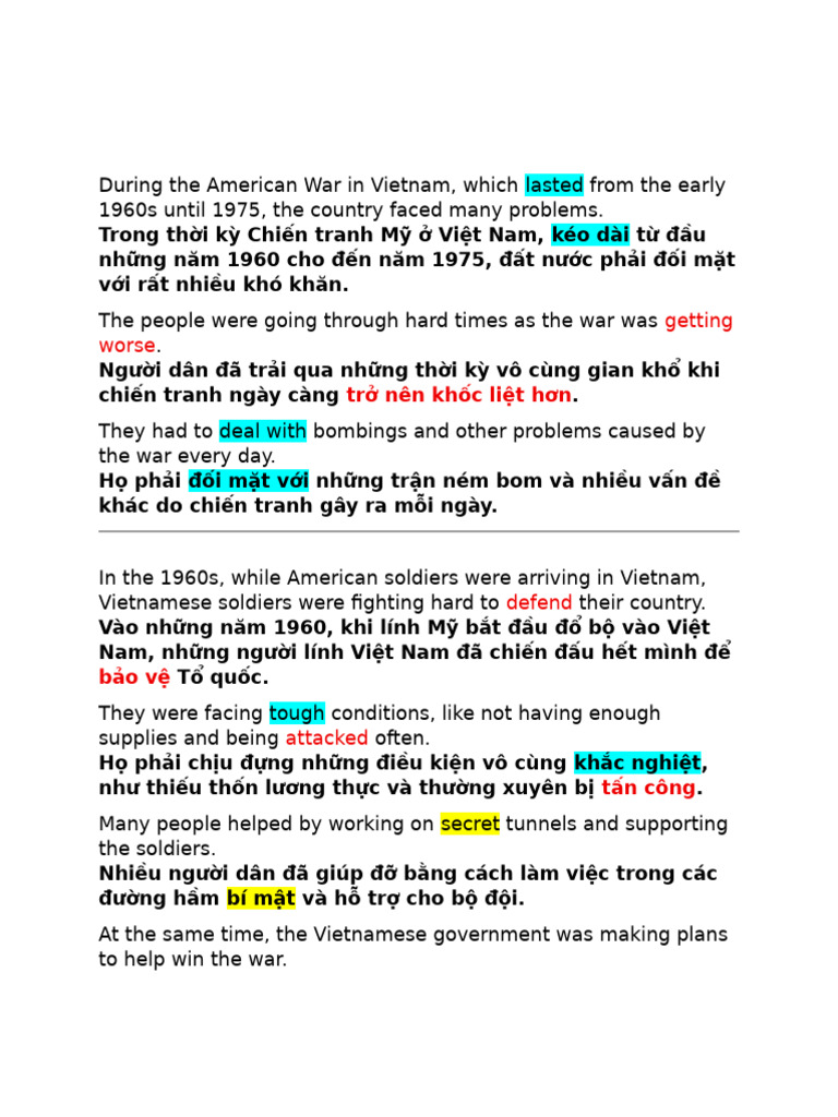 Bai Doc Unit 4 English Grade 9 | PDF
