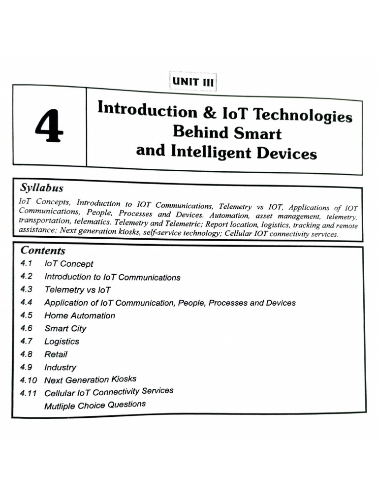 IOT handwritten notes | PDF