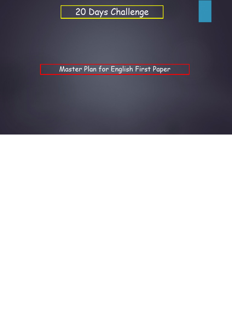 20 Days Challange (1) | PDF