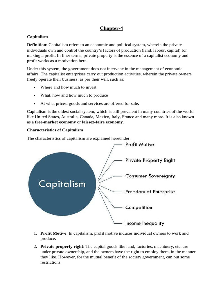 Chapter | PDF | Capitalism | Exploitation Of Labour