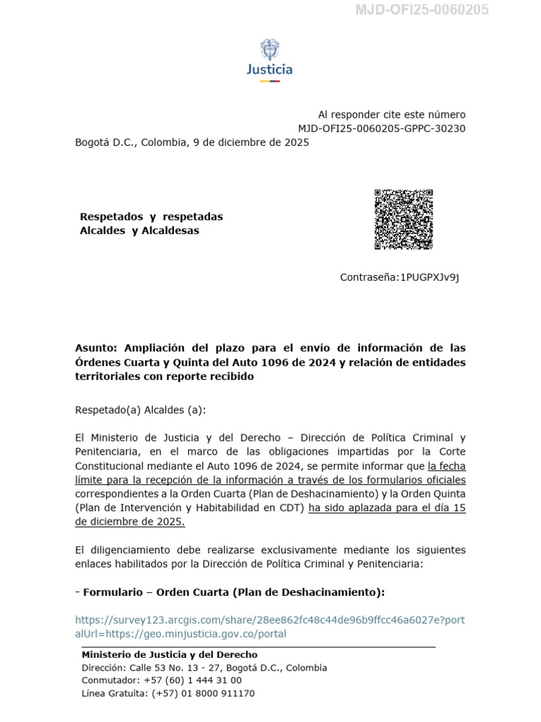 MJD-OFI25-0060205 | PDF | Colombia | Bogotá