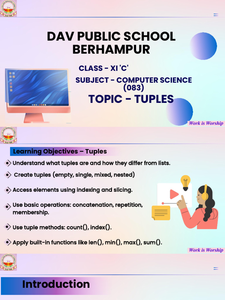 TUPLE PPT (5) | PDF | Bracket | Sequence