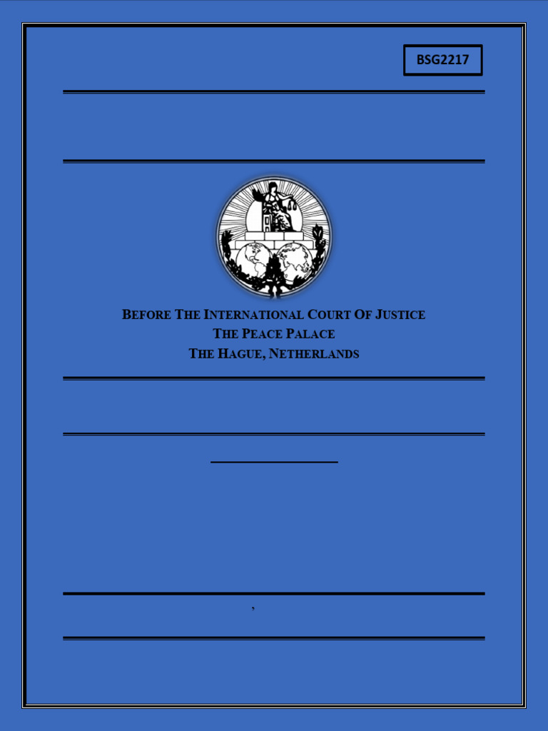 ICJ Memorial for Adonis vs. Wahim Case | PDF | International Law ...