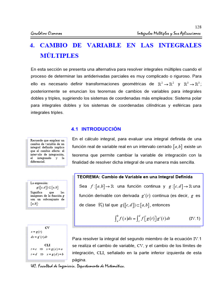 Integrales Múltiples | PDF | Integral | Función (Matemáticas)