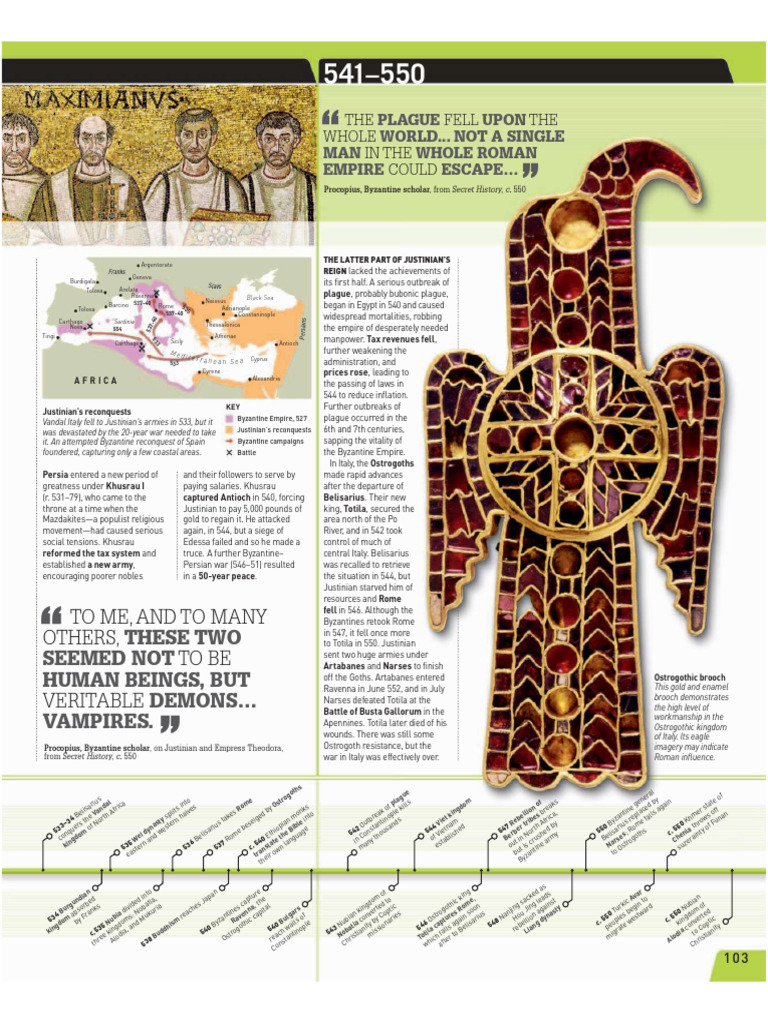 Timelines of History Part05 | PDF | Justinian I | Late Antiquity