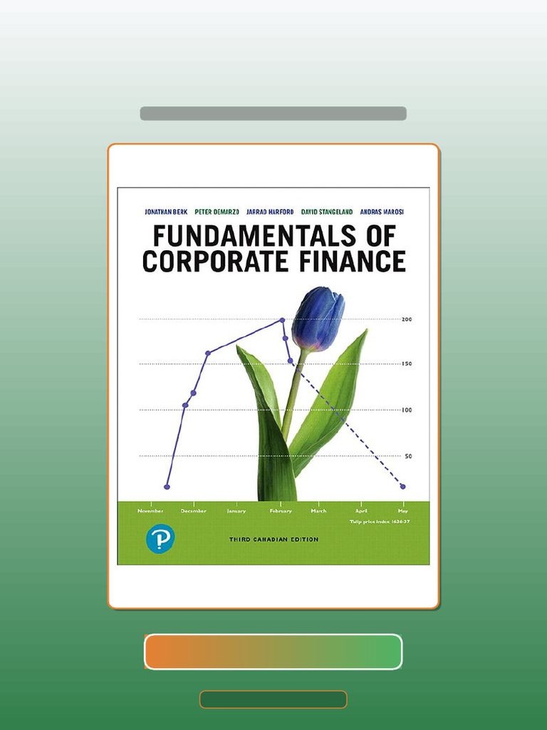 Fundamentals of Corporate Finance Third Canadian Edition by Jonathan ...
