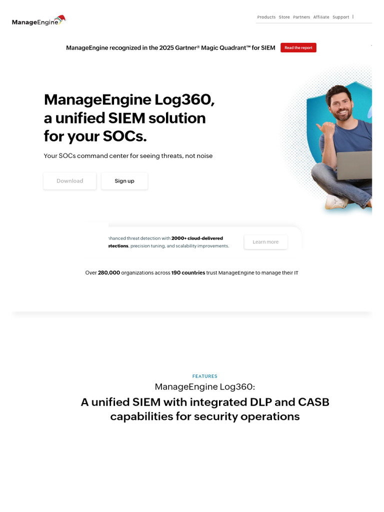 ManageEngine Log360: Unified SIEM Solution | PDF | Computer Security ...