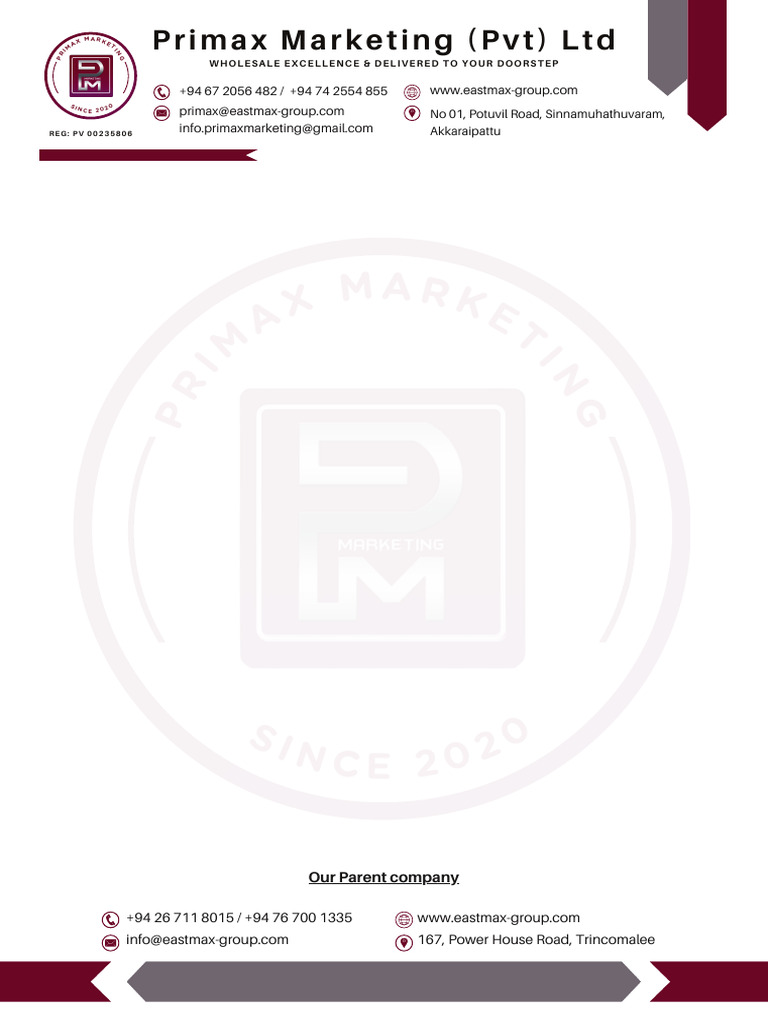 Primax Letterhead Best for Print | PDF