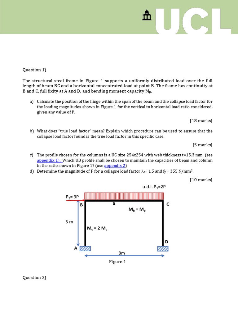 Exam Script | PDF | Beam (Structure) | Bending