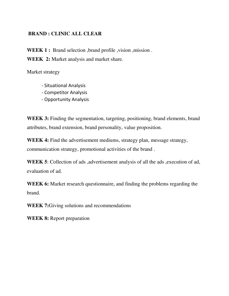 Competitor Analysis for Clinic All Clear | PDF | Career & Growth