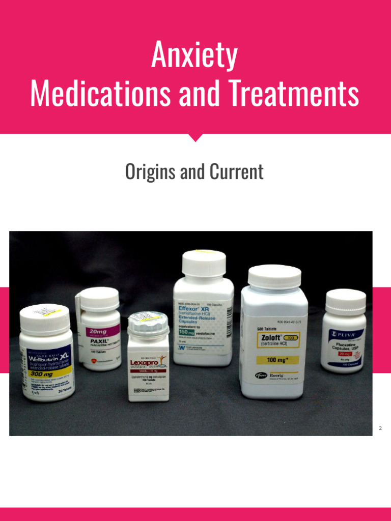 Anxiety Medications: Types & Effects | PDF | Drugs Acting On The ...
