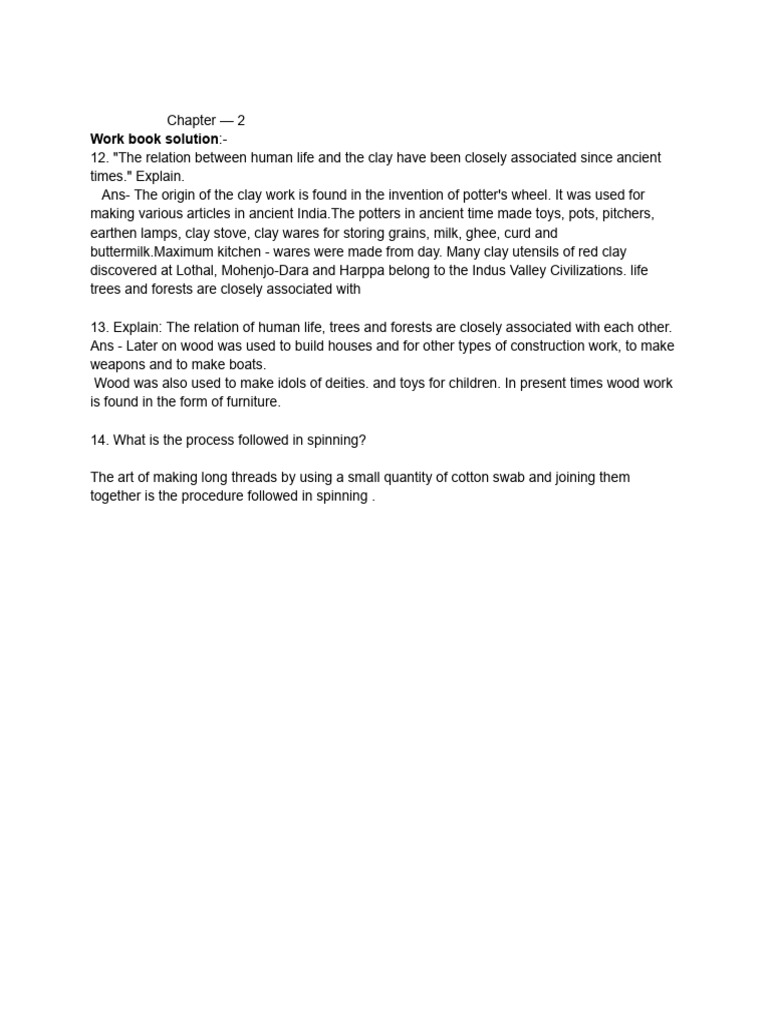 Human Life and Clay: Ancient Connections | PDF
