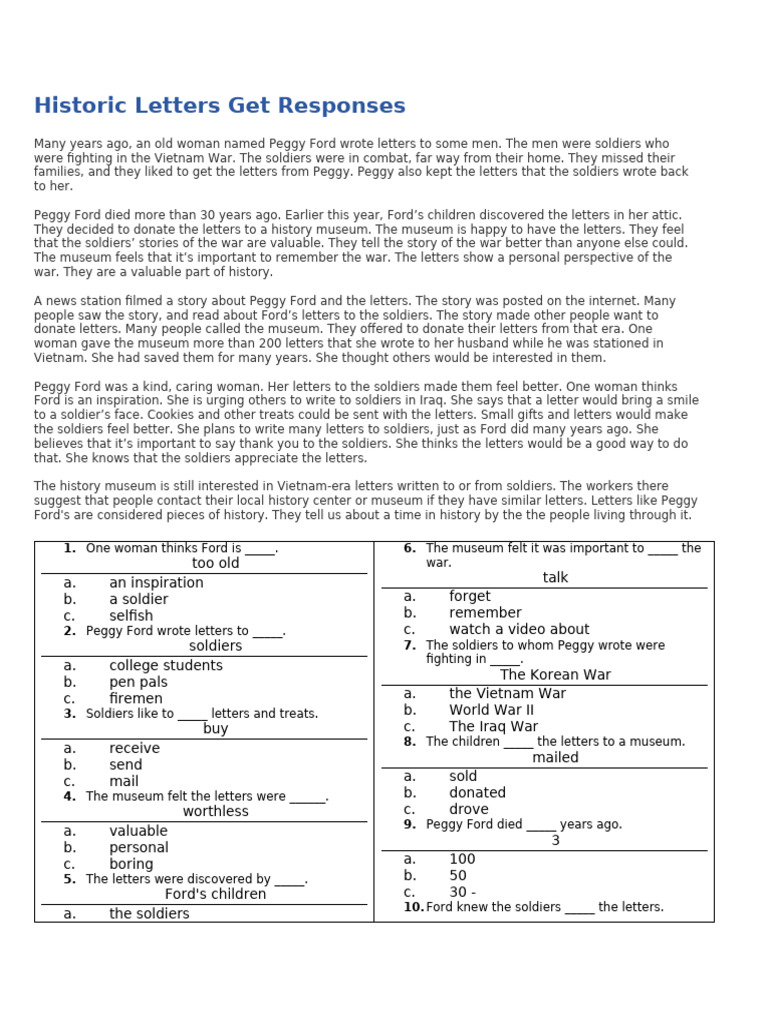 Historic Letters | PDF