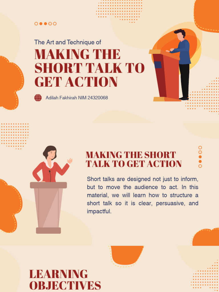 Mastering Short Talks for Action | PDF | Psychological Concepts ...