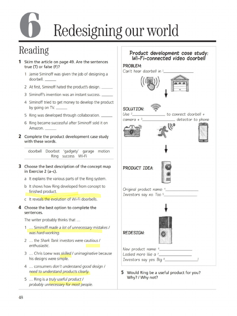 Voices Advanced WB Unit 6 | PDF