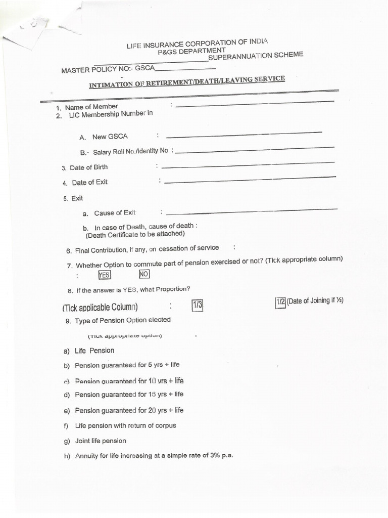 Annuity Forms | PDF