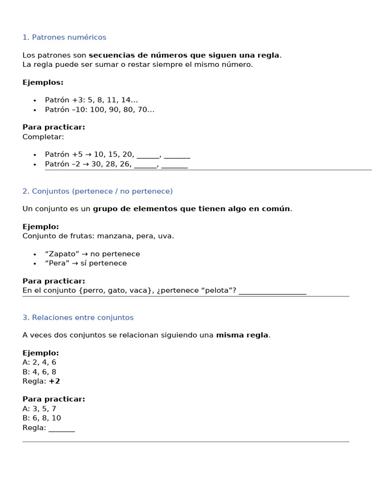 Repaso de Matemática | PDF