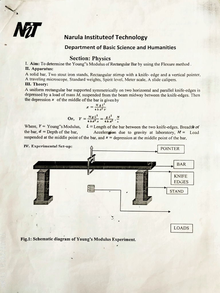Physics Lab Manual. | PDF
