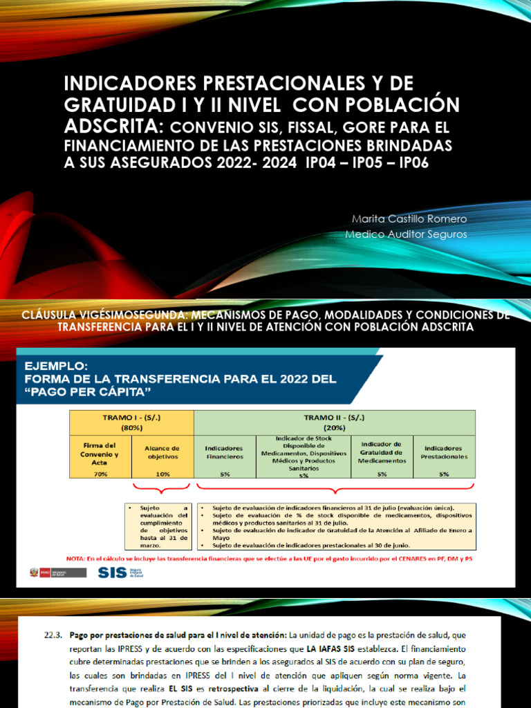 Indicadores de Salud SIS 2022-2024 | PDF | Enfermedades y trastornos ...