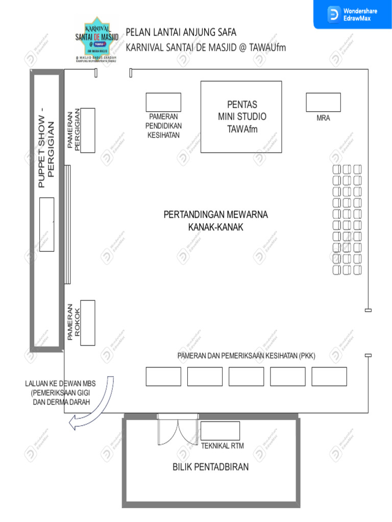Layout Plan Anjung Safa 2 | PDF