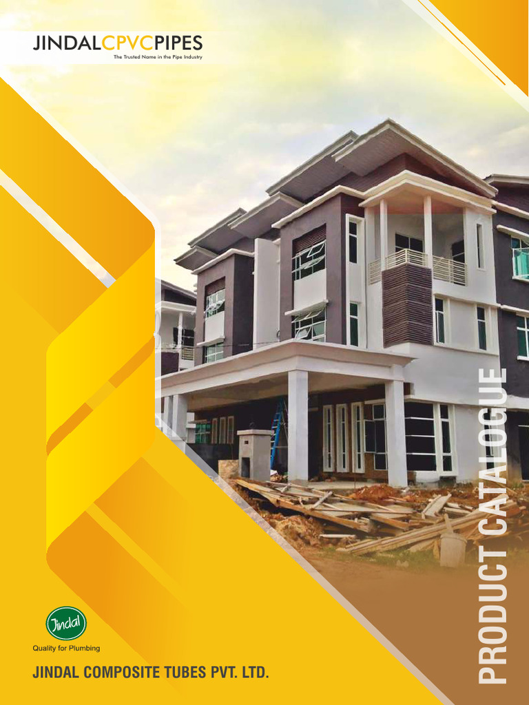 Jindal CPVC Pipes and Fittings Catalog | PDF | Pipe (Fluid Conveyance ...