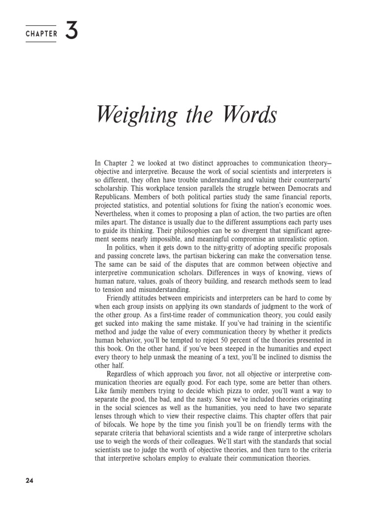 Evaluating Communication Theories | PDF | Occam's Razor | Theory