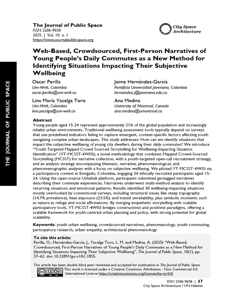 JPS_10_1_2025_4_Oscar+Perilla_37-62 (1) | PDF | Well Being | Crowdsourcing