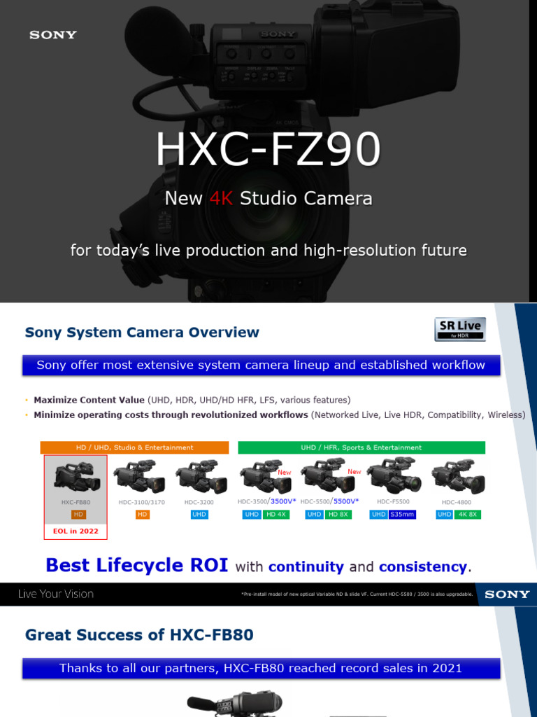 HXC-FZ90_Product_V1.0 | PDF | Camera | Information And Communications ...
