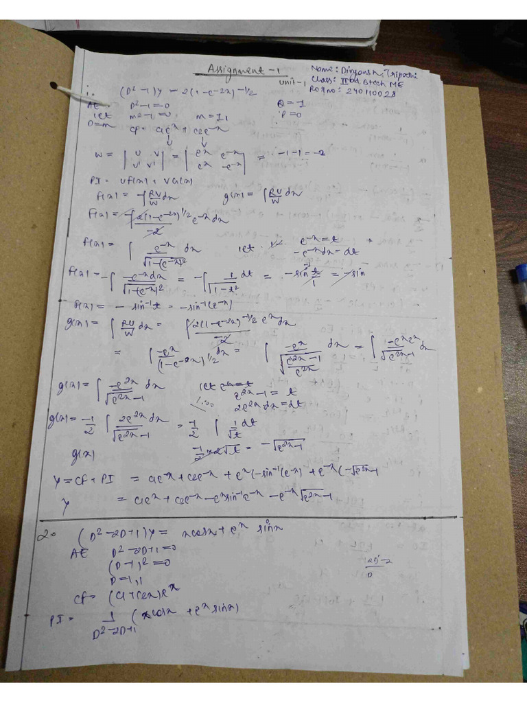 maths assignment 1 | PDF