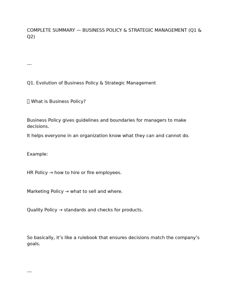 bps bla bla | PDF | Strategic Management | Business