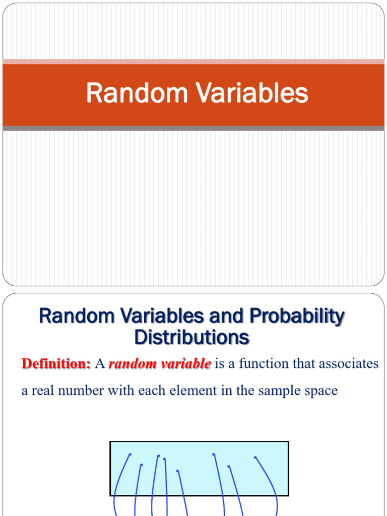 Understanding Random Variables and Distributions | PDF | Probability ...